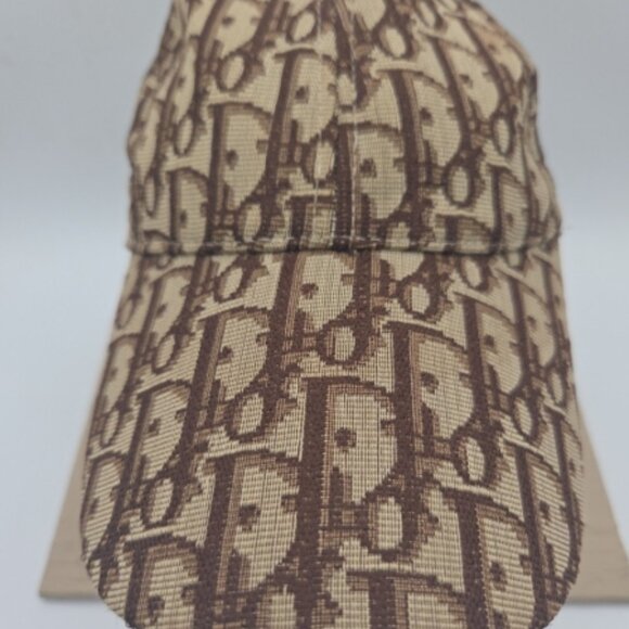 Dior | Accessories | Christian Dior Oblique Jacquard Baseball Cap Brown ...